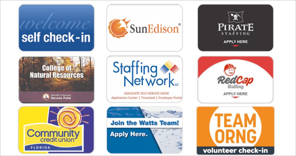 Versatile Touch Kiosks | Custom Graphics